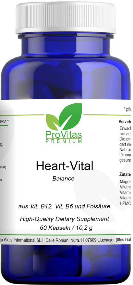 Heart-Vital Balance à 170mg HPMC Kapsel 60 Kps | Pro Vita AKTIV ...