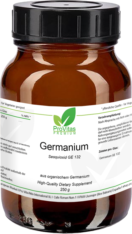 Germanium Sesquioxide GE132 Powder 250g | Pro Vita AKTIV International